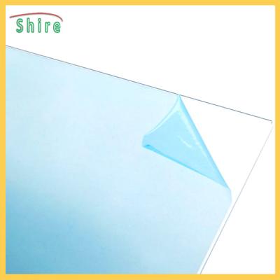 China Anti Shatter Glass Protection Film , Temporary Self Adhesive Plastic Film for sale