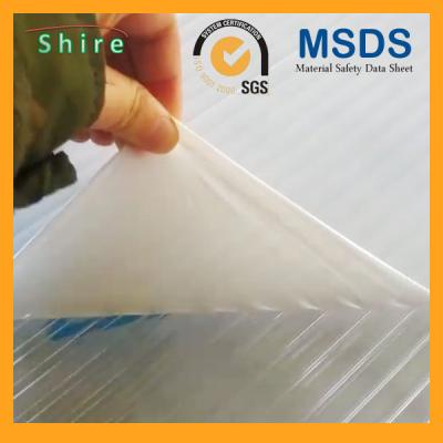 China Transpatrent Plastic Sheet Protective Film Hollow Polycarbonate Panel Protective Film for sale