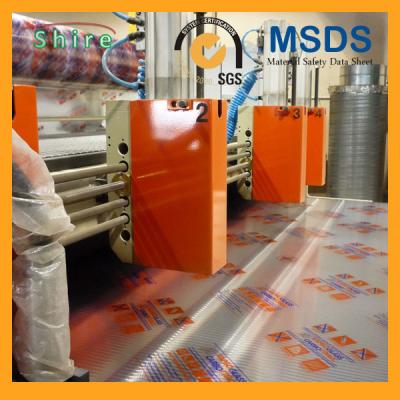 China Extrusion Polycarbonate Hollow Plate EVA Self Adhesive Protective Plastic Film Transpatrent for sale