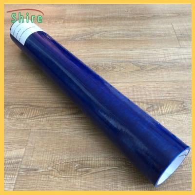 China Light Blue Color Self Adhesive Protective Film , Surface Protection Film Roll For Window Glass for sale