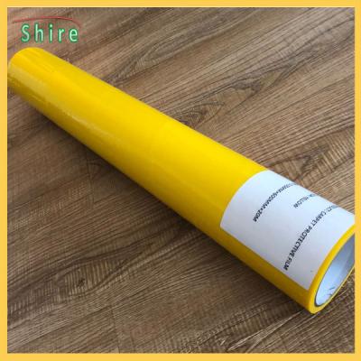 China Poly Ethylene Temporary Carpet Adhesive Film , Protective Plastic Film for sale