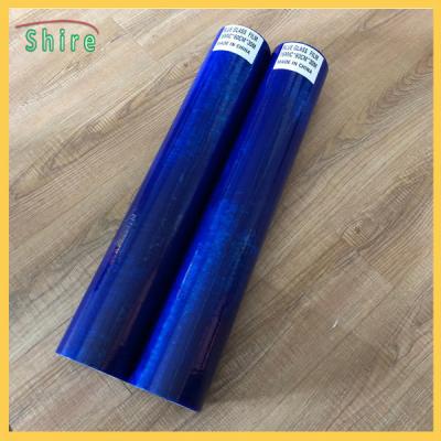 China Eco Blue Window Glass Protective Film For Painting , 500mm - 1600mm Width for sale