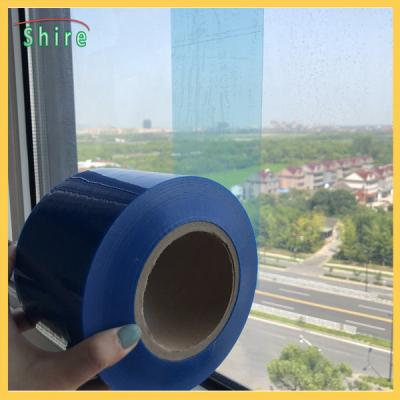 China Blue Color Temporary Protection Window Film Temporary Protection Film for sale