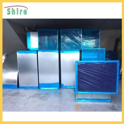 China Logo Customized Dark Blue Pe Plastic Protection Film For HVAC Ducting System for sale