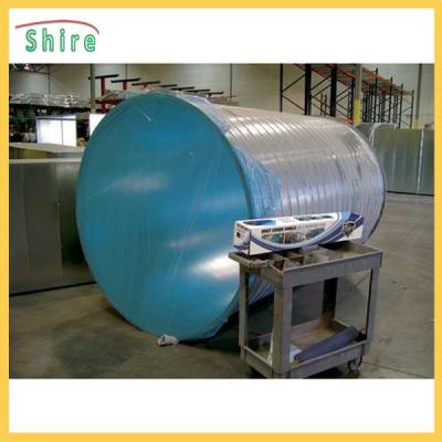 China Duct Wrap Film With High Tack Adhesive 60 Mic * 24 *200 Blue Protection Film for sale