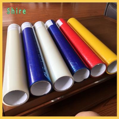 China Different Color Plastic Panel PE temporary Protective Film Glue Adhesive Tapes for sale