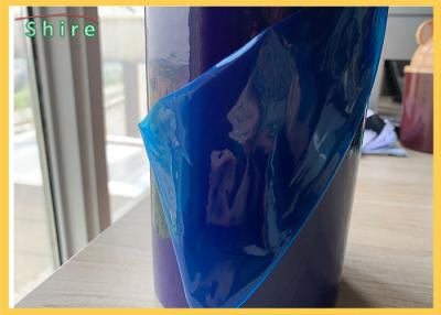 China Self - Adhesive Blue Color Window Glass Protective Film Without Residue for sale
