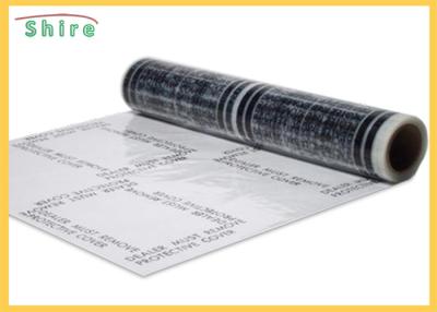 China Easy Remove Self - Adhesive PE Plastic Carpet Car Protection Tape Film for sale