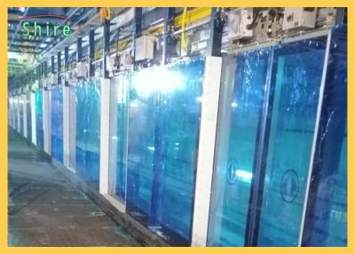 China Blue PE Protective Film For Window Glass Temporary Glass Protection Film for sale