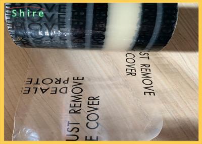 China Acrylic Glue Auto Carpet Protection Film Clear PE Adehsive Carpet Protective Rolls for sale