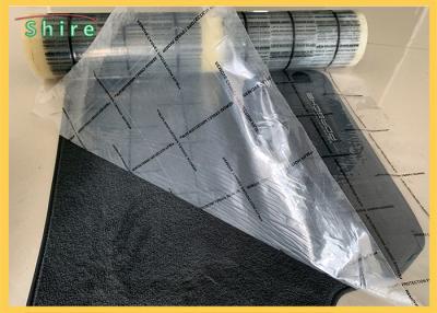 China No Residue PE Custom Logo Printing Film Surface Protection For Car Carpet for sale