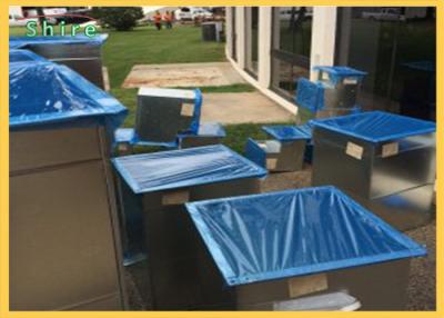 China Dust Proof Duct Protection Film , Open Duct Vent - Duct Blue PE Protective Film For Duct for sale