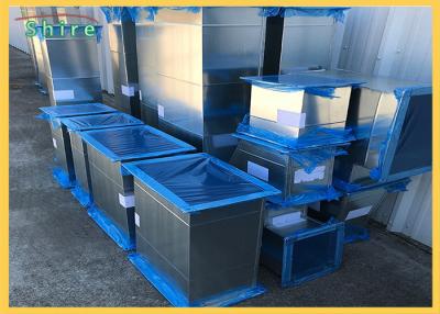 China Customized Logo Duct Protection Film Different Size Blue Color UV Stable for sale