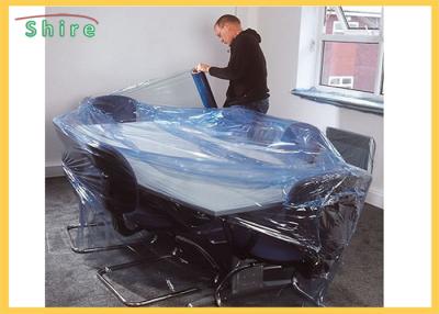 China Size Customized Temporary Protective Film Clear Self Adhesive Film Anti Dust For Funiture for sale