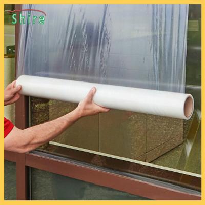 China Temporary Transparent Window Glass Protection Tape 36 Inch X 200 Inch for sale