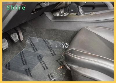 China Logo Printed Automobile Carpet Protective Film Carpet Floor Protector Film for sale