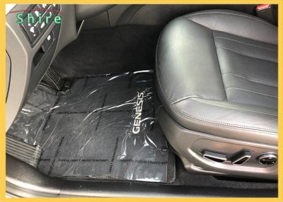 China PE Custom Logo Printing Film For Surface Protection For Car Carpet for sale