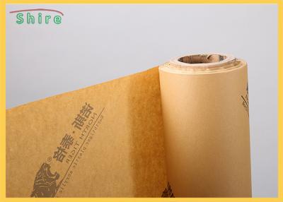 China Recycled Waterproof Self Adhesive Floor Protection Paper Can Logo Printed for sale