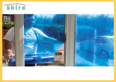 China Outdoor Window Glass Protection Film 50 Micron Thickness Blue Color SGS Certified for sale