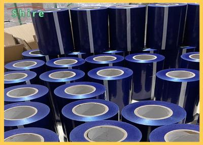 China Middle Ahesion Blue Automotive Collision Wrap Film For Damaged Vehicles for sale