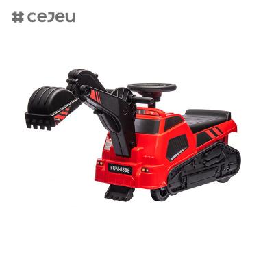 China KINTEX Kids Ride on Tractor with Storage, Excavator Scooter Gift for Kids for sale