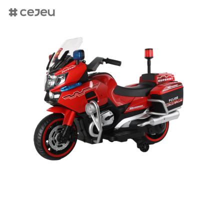 China For boys and girls ages 3-8 riding police motorcycles with two balance training wheels, lights and music for sale