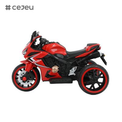 China For 3-8 years old boys and girls 12V motorcycle, battery powered 3 wheel motorcycle toy, Bluetooth, music, led light for sale