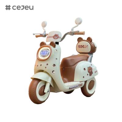 Κίνα CJ-BBF-318 Electric Motorcycles, Coffee Pink White.6V4*1/380*1/One click start/Music/Story Early Childhood/LED προς πώληση