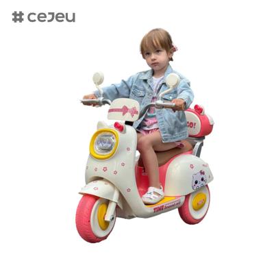Κίνα CJ-BBF-318 Electric Motorcycles, Coffee Pink White.6V4*1/380*1/One click start/Music/Story Early Childhood/LED προς πώληση