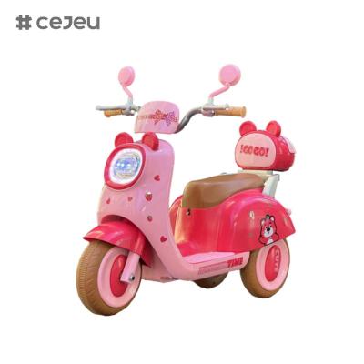 Κίνα CJ-BBF-318 Electric Motorcycles, Coffee Pink White.6V4*1/380*1/One click start/Music/Story Early Childhood/LED προς πώληση