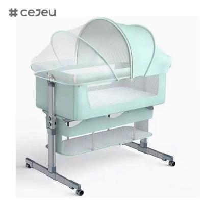 Cina CJ-BBJ-006 Nuovo all'ingrosso portatile pieghevole rimovibile a basso prezzo di qualità garantita Rocker pieghevole Culla per bambini dormente C in vendita