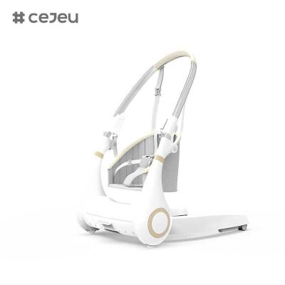 China CJ-LL-MY-08 4 in 1 Multi-functional Baby Electric Swing Chair Height Adjustment Baby High ChairNew Design Luxury Multifunctional 4 in 1 Foldable Baby Feeding Chair High Chair Baby Feeding Rattan Kids for sale