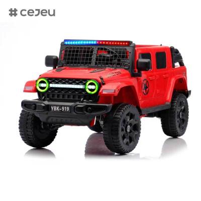 Китай CJ-YBK-919 Unisex 12V дистанционное управление электрический детский автомобиль езда на игрушке для детей в возрасте 5-7 лет 4 колеса Пластиковый материал с функцией MP3 продается