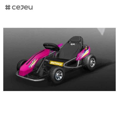 China CJ-S662 Factory-Sold Four-Wheel Electric Drift Go-Kart for Kids for Adults Dual-Motor 12v/24v 10AH Good Price Plastic for Ages 2-4 Years for sale
