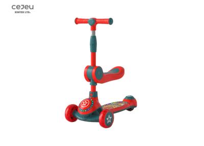 China PU Flashing Wheel Baby Kick Scooter With Adjustable Height Handle for sale
