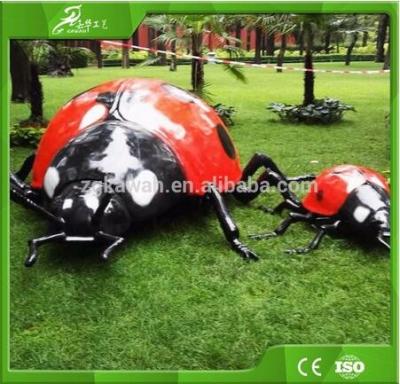 China KAWAH ourdoor playground Animatronic Ladybug simulation insect model for sale