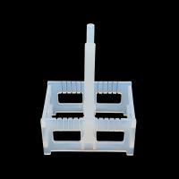 China Ultra-High Purity PFA Injection Molded Wafer Cleaning Cassette for Semiconductor Processing for sale