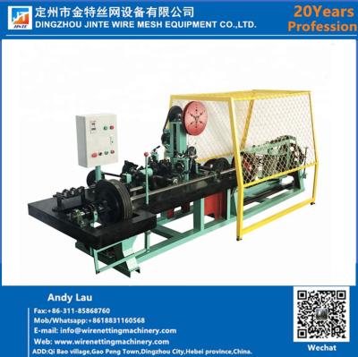 China hot dipped galvanized double twisted barbed wire making machine for sale