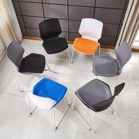 China PP Back Metal Frame Stackable Outdoor Leisure Dining Chair 46x47x84cm for sale