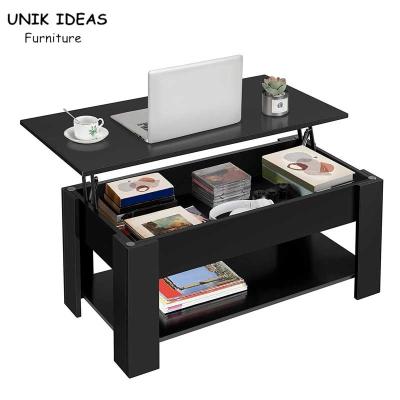 China Multifunctional Lift Top Luxury Coffee Table Square Tea Center Table for sale