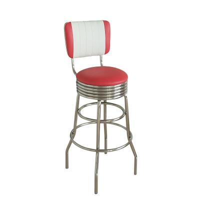 Cina Sgabelli da bar con struttura in metallo di design americano industriale anni '50 Personalizza in vendita