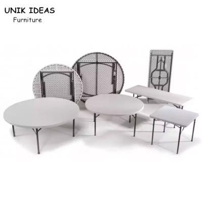 中国 5ftのHDPEの屋外党でき事のためのプラスチック円卓会議の折り畳み式のポータブル 販売のため