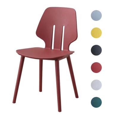 China Nordic Modern Color Plastic Hotel Dining Chair Outdoor Leisure Cheap Garden PP Chairs for sale