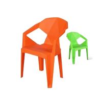 China Outdoor Stackable Polypropylene Plastic Chair 40x45x80 cm for Patio Garden for sale