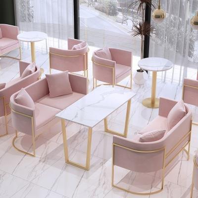 China Modern Luxury Velvet Nail Salon Hotel Restaurant Sofa Booth and Table Furniture for sale