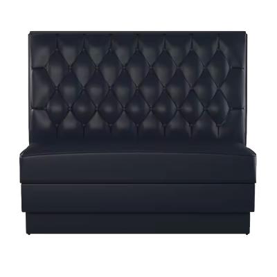China Modern Restaurant Retro Leather Seating Fast Food Dining Shop American Diner Booth for sale