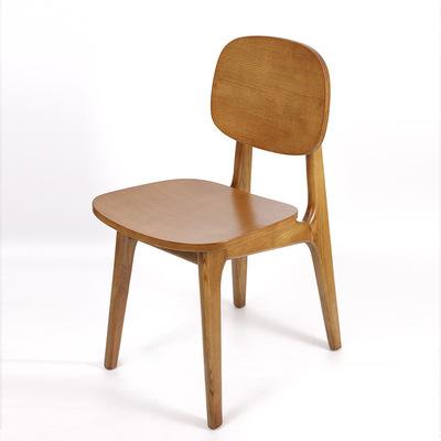 China Restaurant Cafe Simple Design Wood Dining Chair for sale