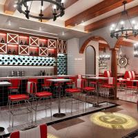 China 1950 Retro Style Restaurant Booth Sofa Customizable Size Color Solid Wood Construction for sale