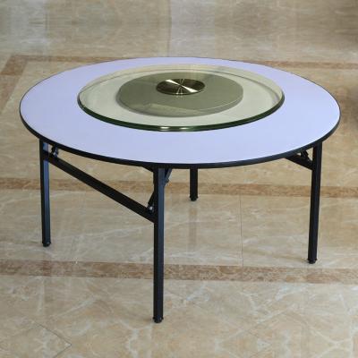 Cina 6ft tavolo da pranzo rotondo del compensato della Tabella di banchetto di piegatura di 8 Ft in vendita