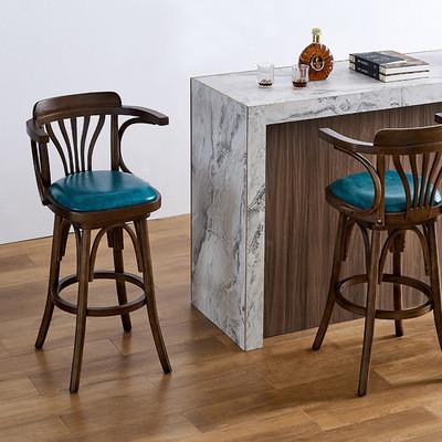 China Openluchtbarbarkrukken met Houten Hoge de Stoel Britse Stijl van de Ruggenluxe Te koop